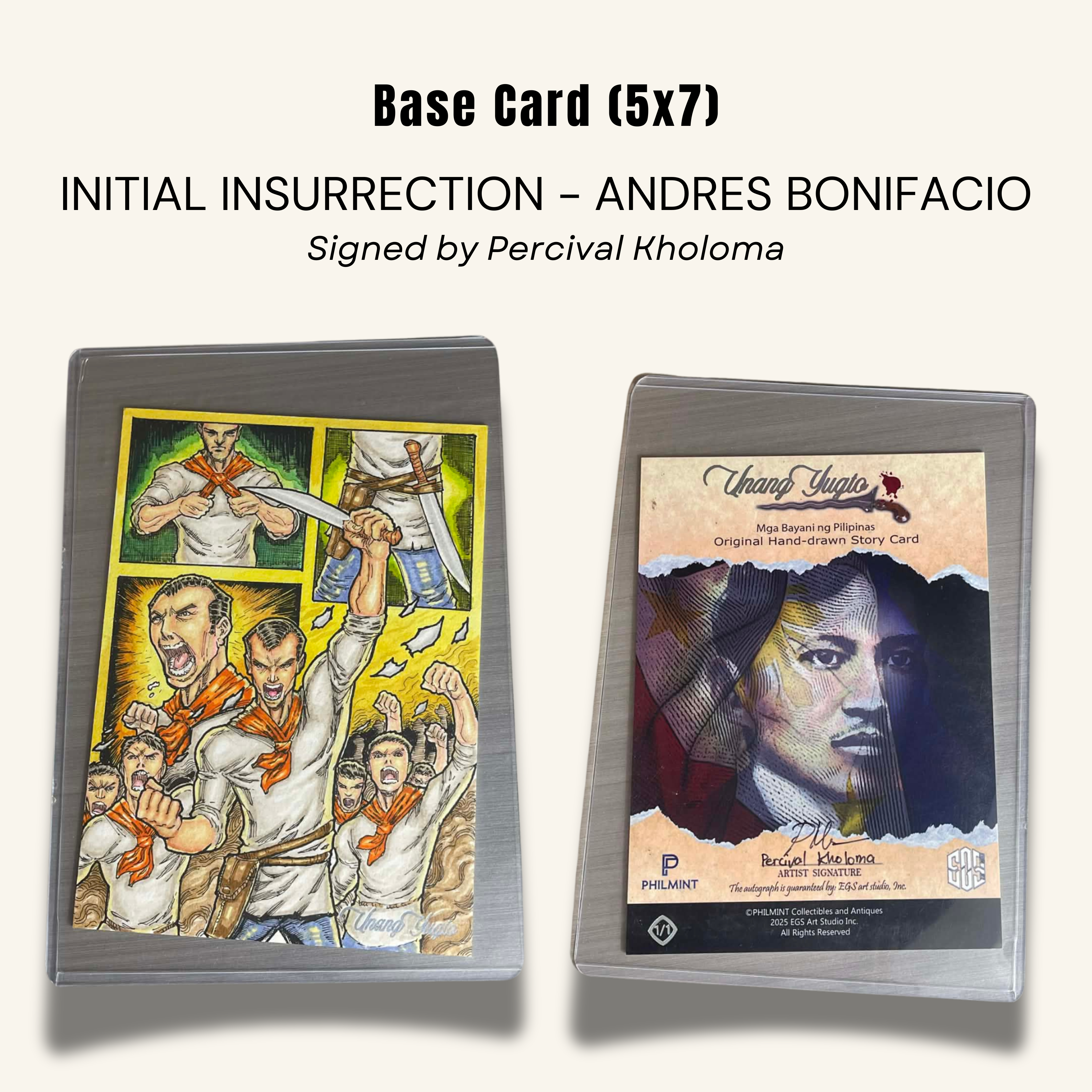 1/1 (5x7) Base Card. "Initial Insurrection" – Philmint Collectibles and ...