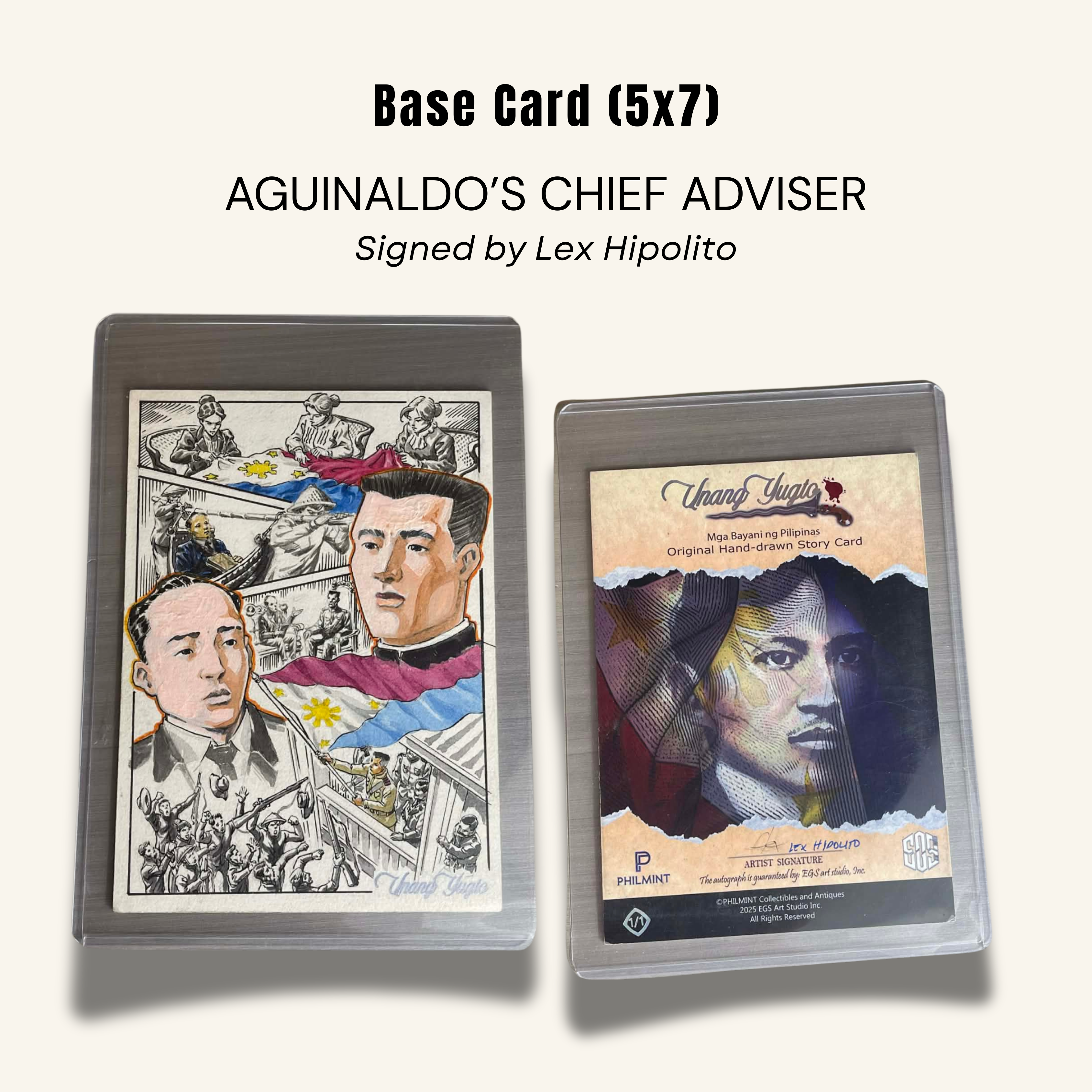 1/1 (5x7) Base Card. "Aguinaldo's Chief Adviser" – Philmint ...